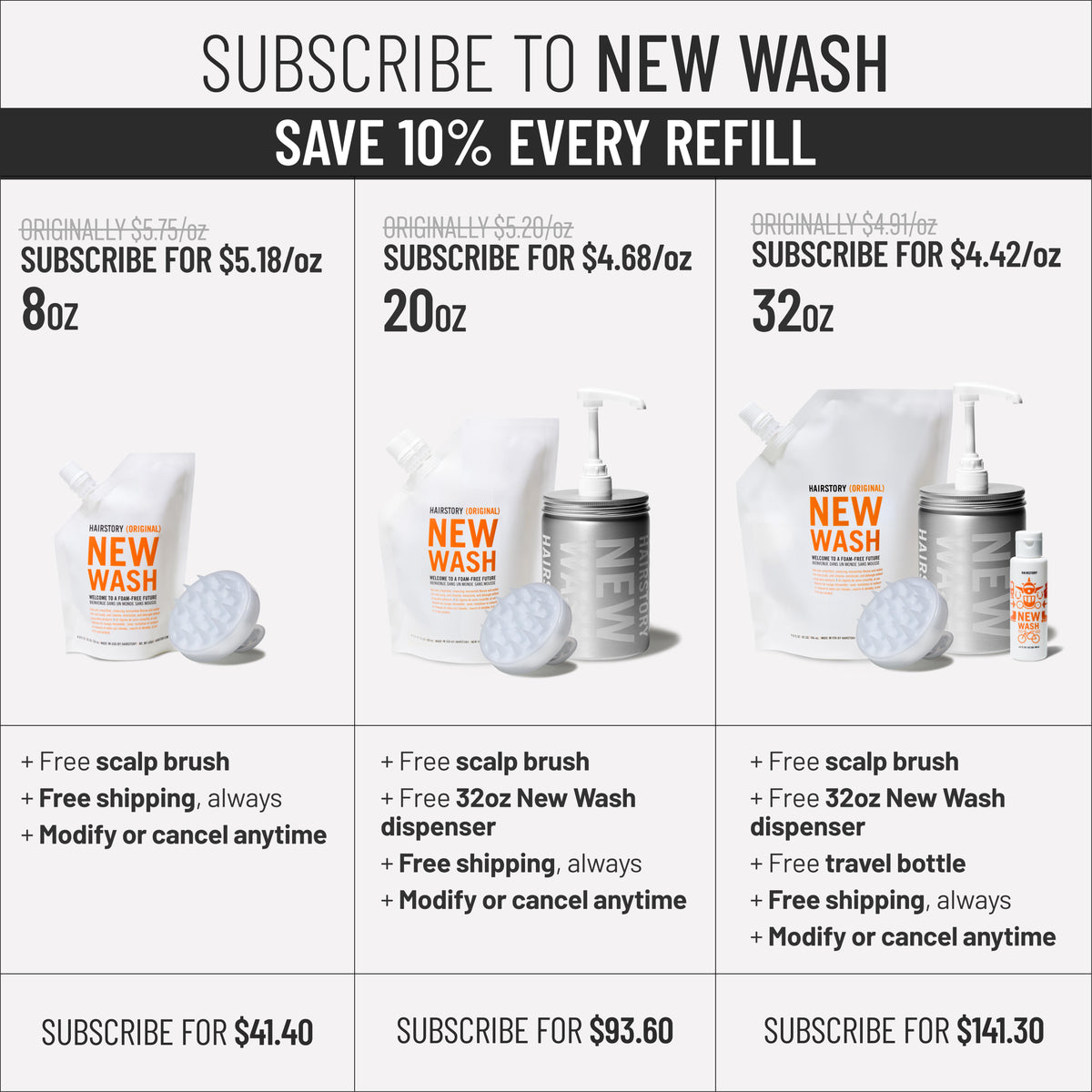 New Wash Original | Hairstory