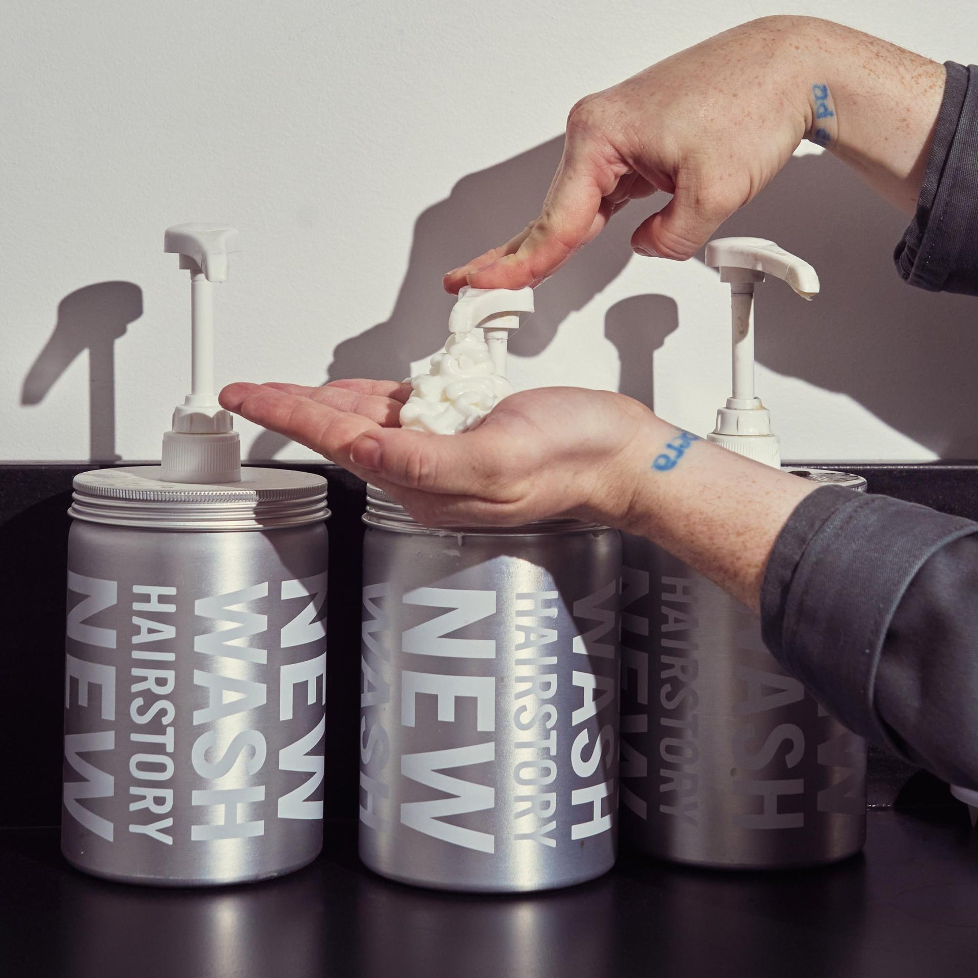 New Wash Dispenser with Pump | Hairstory