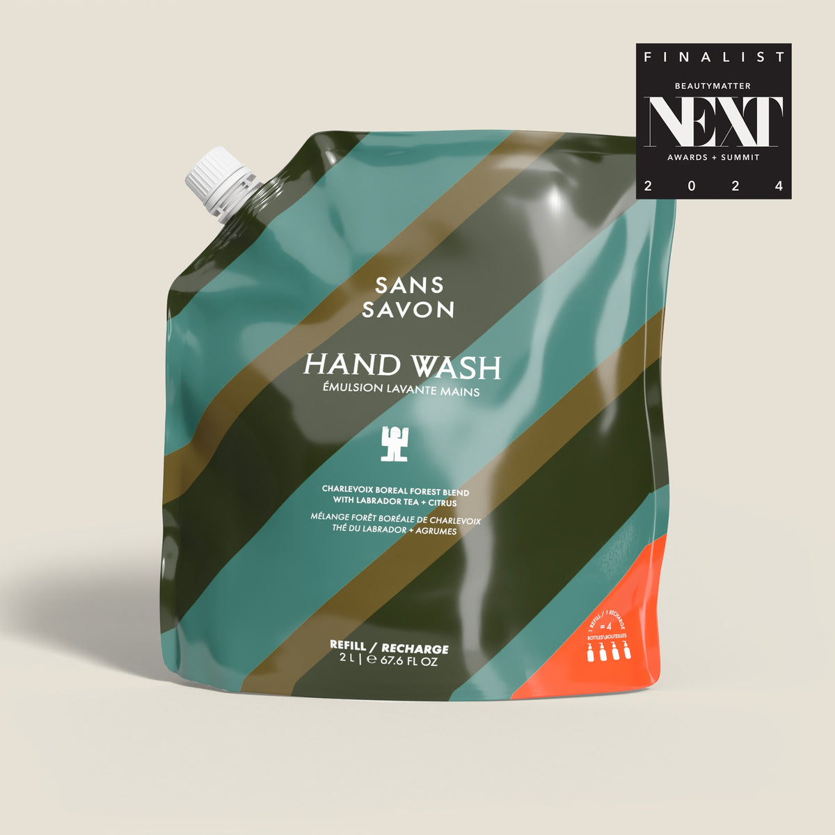 Sans Savon Hand Wash Refill Charlevoix Boreal Forest Blend | Hairstory