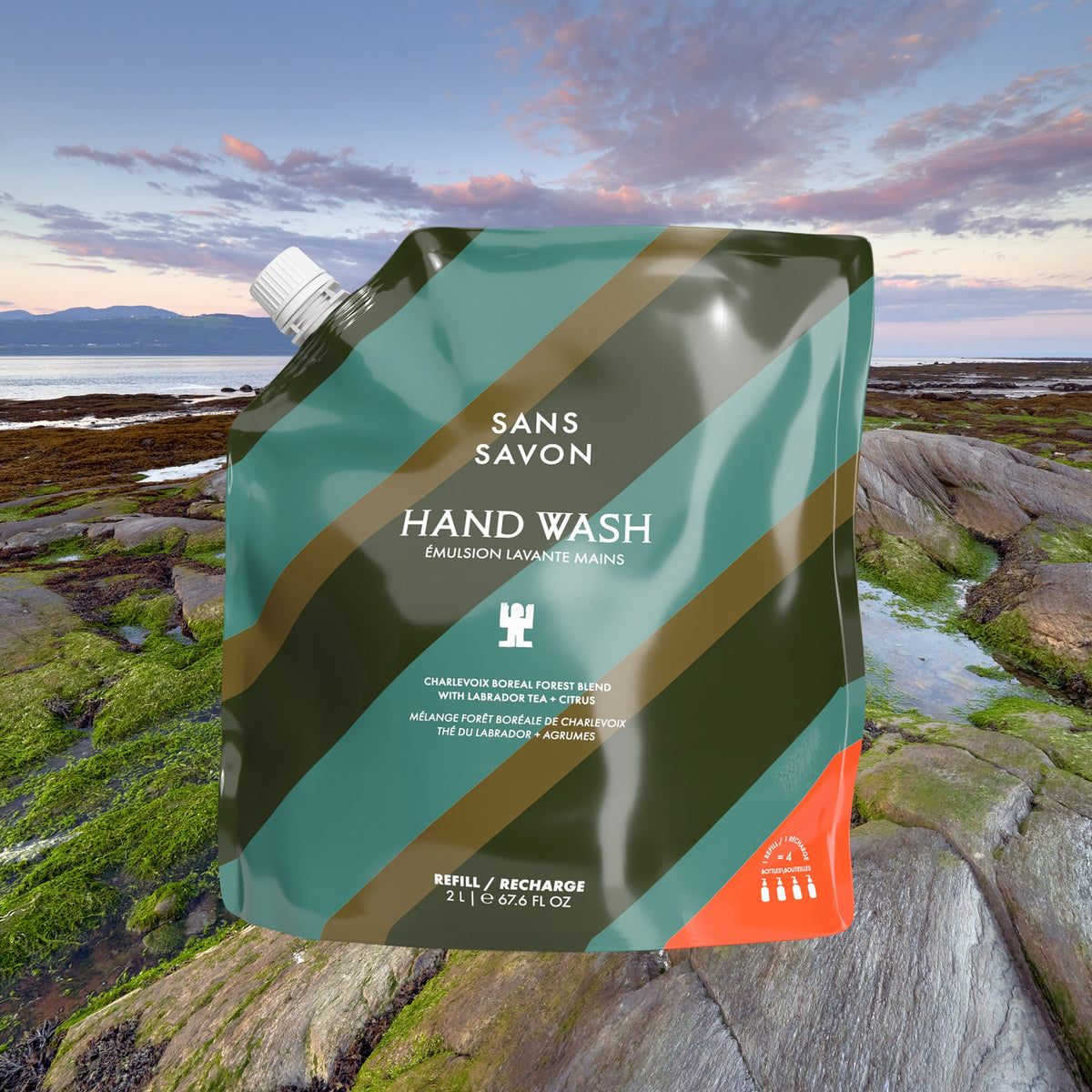 Sans Savon Hand Wash Refill Charlevoix Boreal Forest Blend | Hairstory